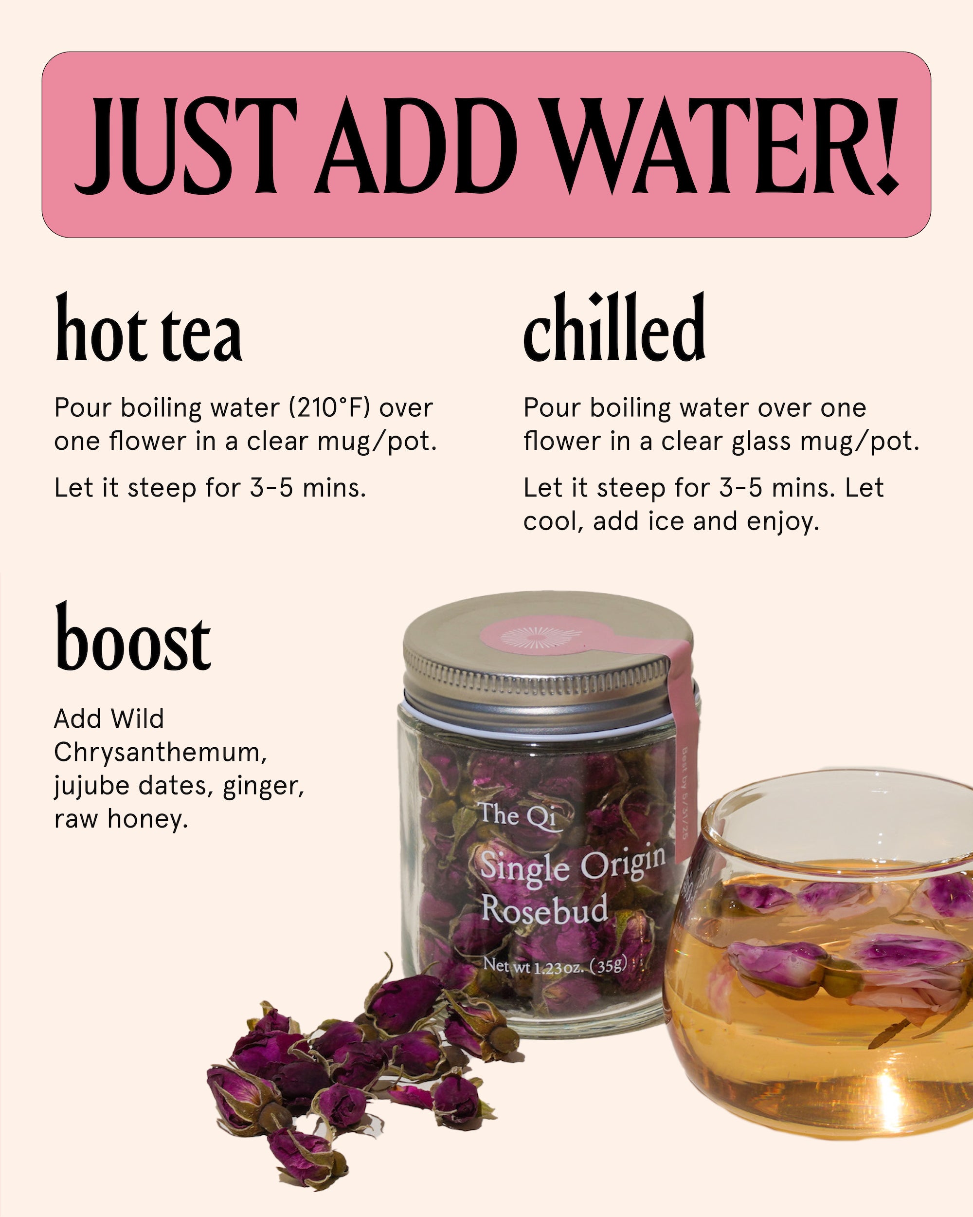 Rosebud – Healing Floral Tea & Baking Ingredient