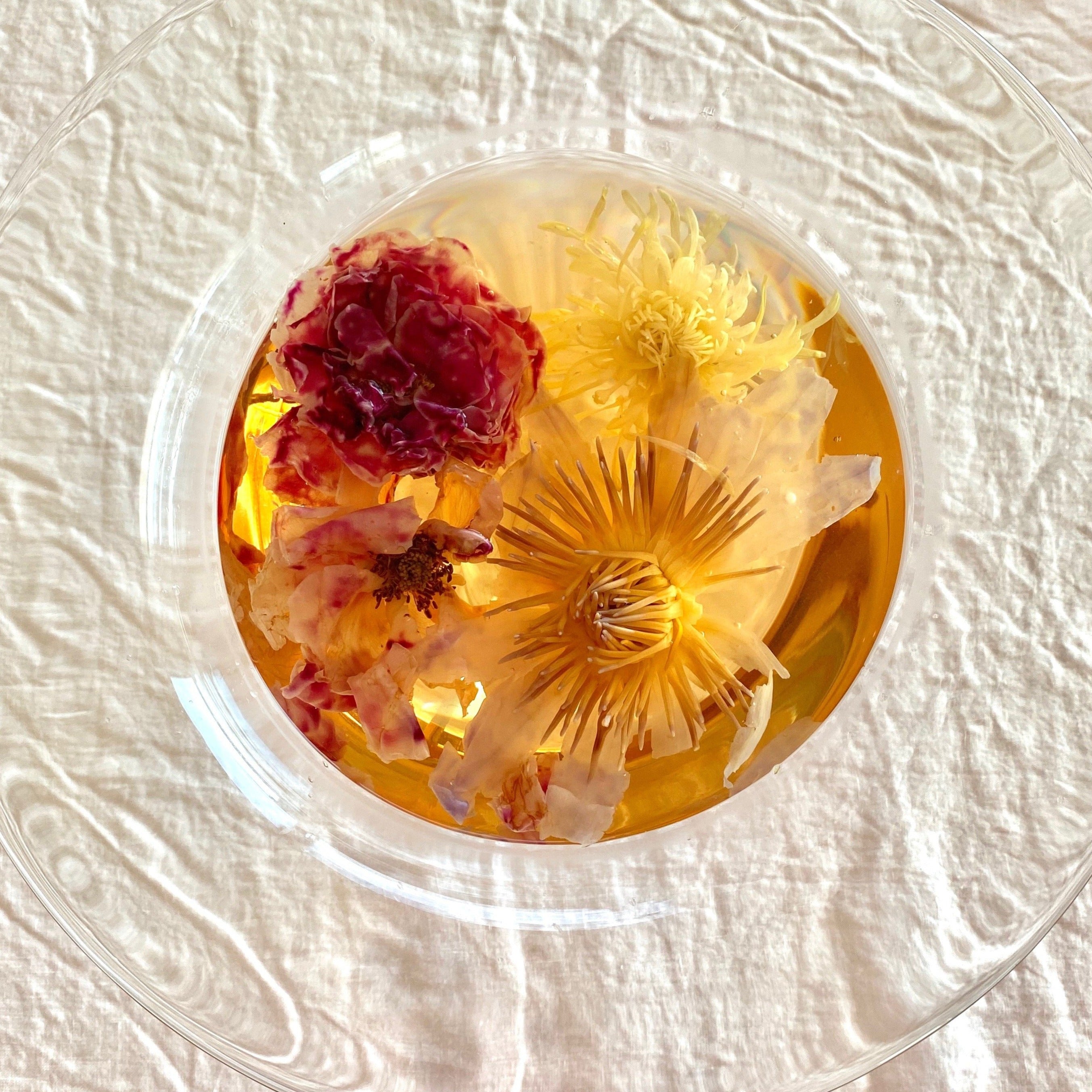 The Qi Organic Chrysanthemum, Blue Lotus, Rose Flower Tea